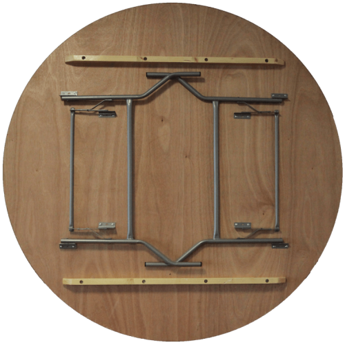4 ft Round Plywood Banqueting Table - Banqueting Chairs